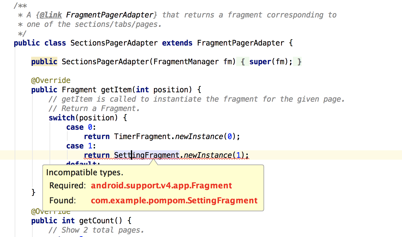 Android - FragmentPagerAdapterを使っててandroid.support.v4.app.Fragmentが必要だぞと怒られた時に必要な対処法 ...